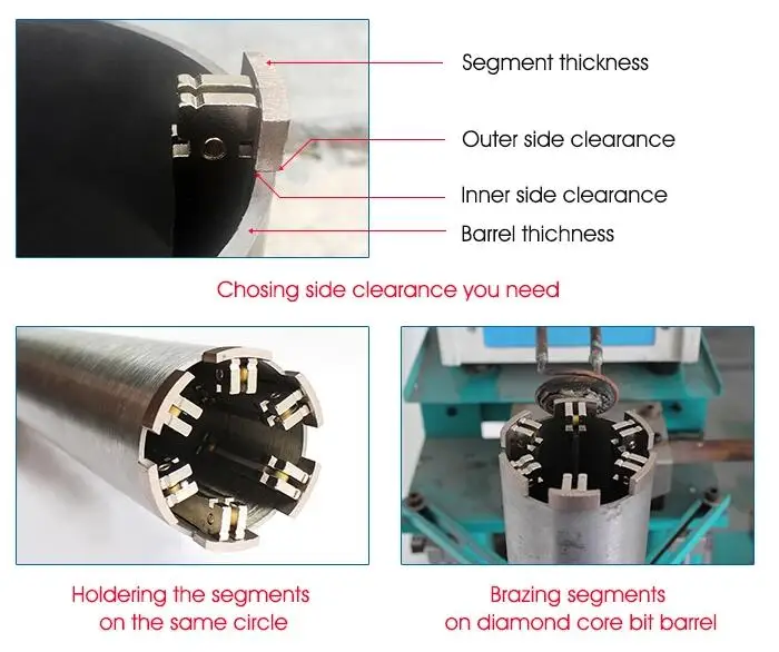 Segments Welding Holder Magnet Tool For Retipping Diamond Core Drill ...