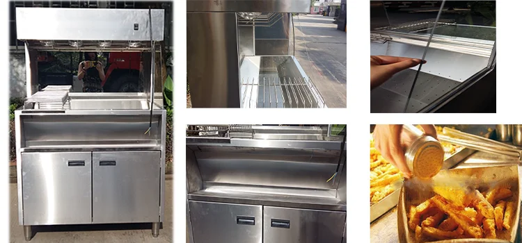 Kfc Chips Warmer Display / Chips Dump Station / French Fries Production ...