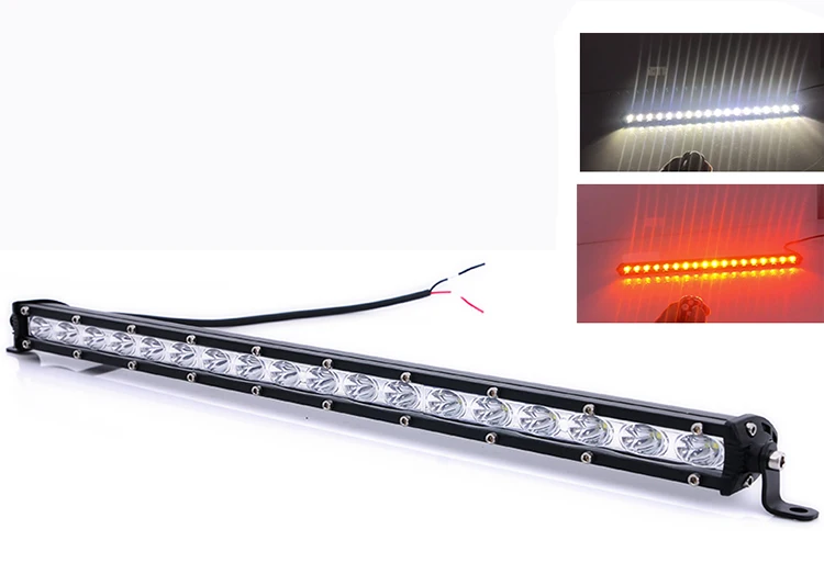 21in 54W Amber White Dual Color Change Light Bar - China Wholesales