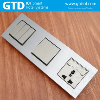 Hotel Lights Bedside Control Panel,Rocker Switch,Universal Socket With ...