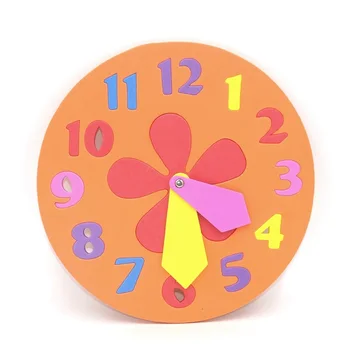 Wholesale Educational Eva 3d Foam Clock Puzzle - Buy Eva 3d Foam Clock ...