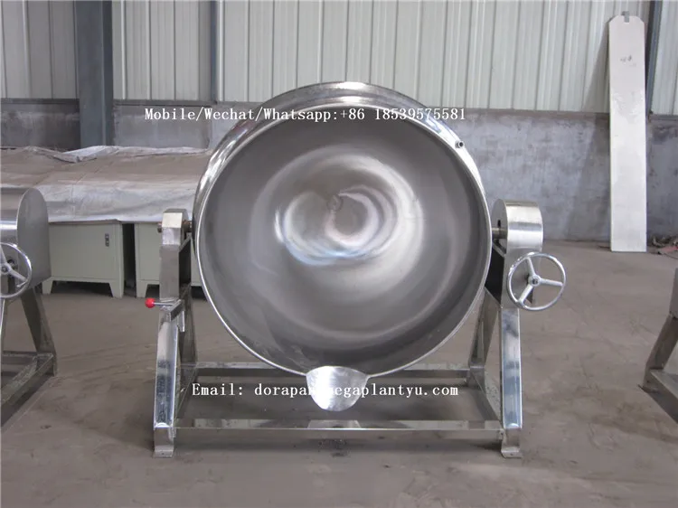 2018 Jacketed Kettle - Industrial Cooking Pot with Double Steam