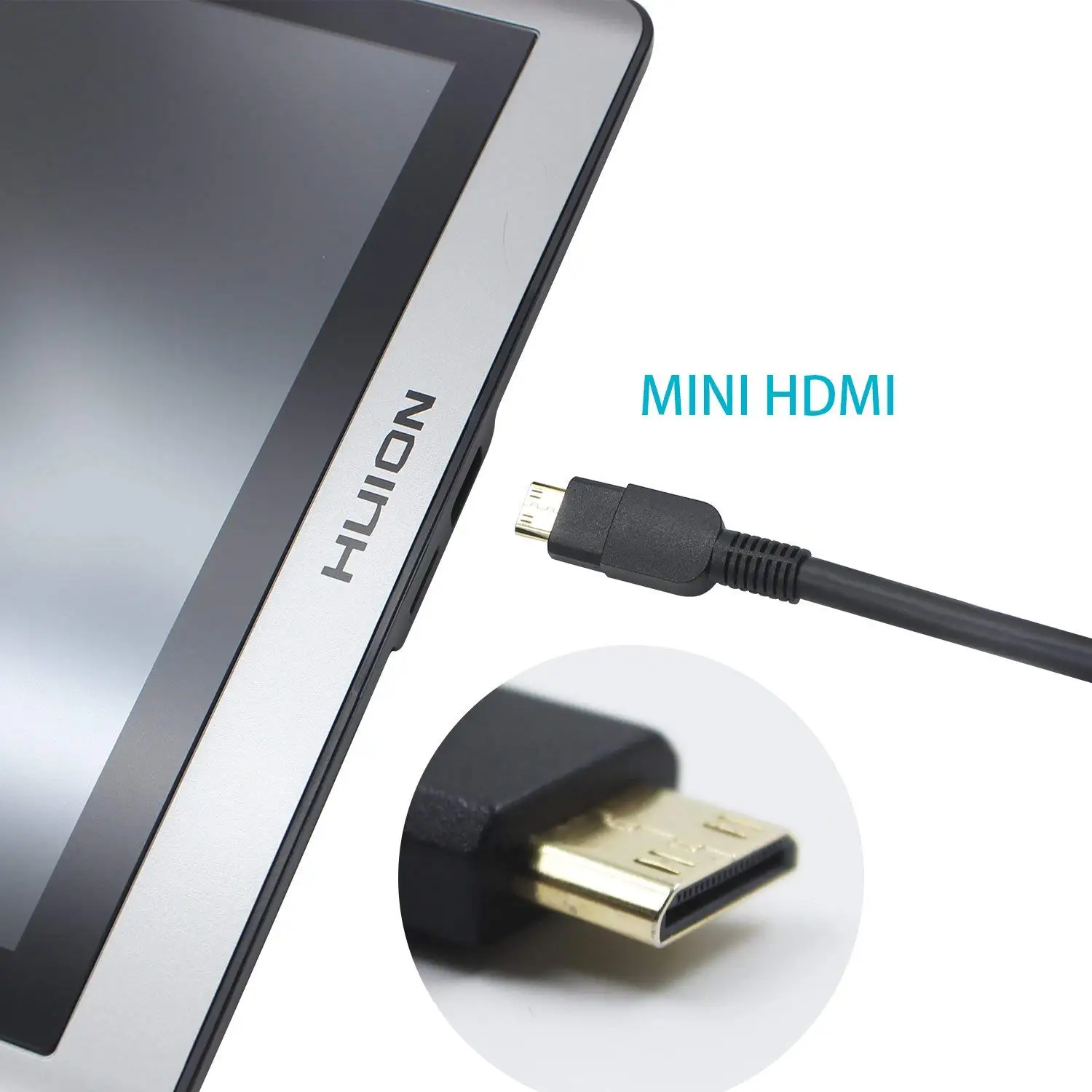 3 in 1 Cable for Huion Pen Display GT-156HD - 1 Year Warranty
