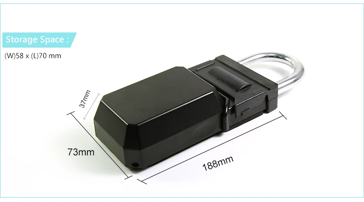 Surf Lock Key Stash Padlock Combination Wallmounted Real Estate Agent ...