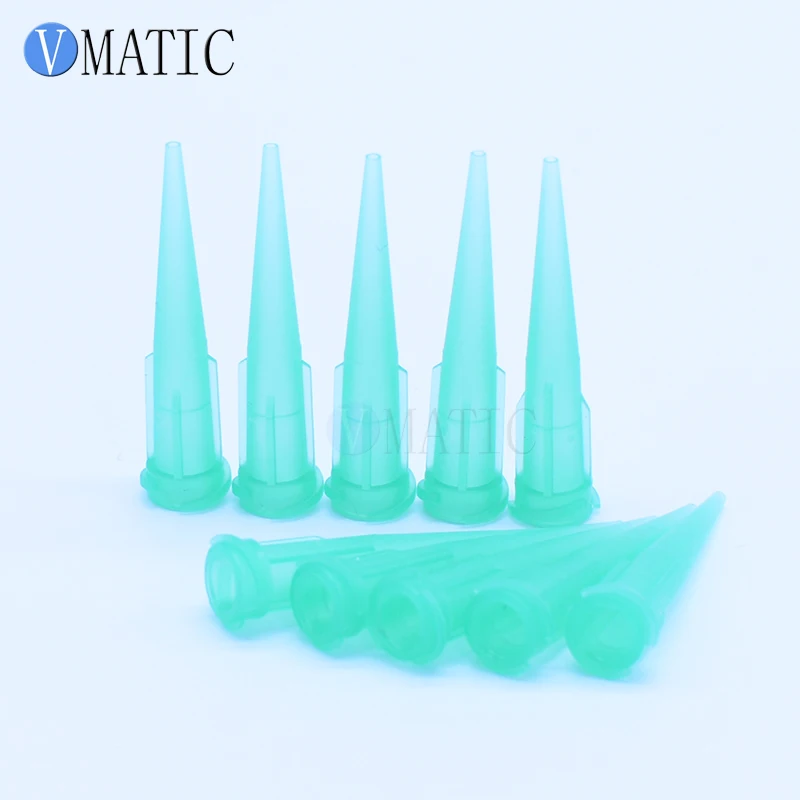 18G Green Dispense Tips TT Tapered Plastic Needle - VCX18