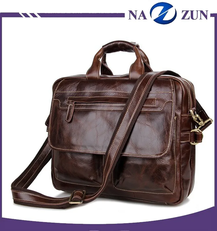 Top Sale Hand And Shoulder Leather Office Bags Portable Side Bags ...