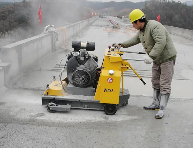 WIPIN rumble strip machine on highway, Concrete asphalt milling machine ...