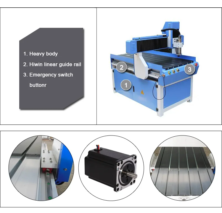 China 3D Woodworking Machine Z6090L CNC Router 600x900