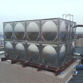 100m3 Stainless Steel Square Water Storage Tank/panel Tank Ss304 Water ...