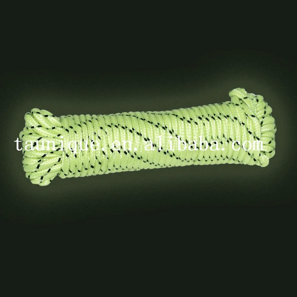 Glow In The Dark Rope Fluorescence Line 3/8"*50ft - Buy Glow In The ...