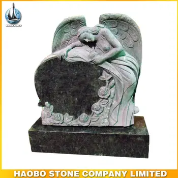 Angel Heart Headstone Monument Tombstone - Buy Natural Granite Angel ...