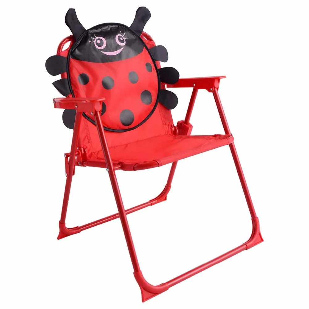 Ladybug Folding Table And Chair Kids Patio Set Picnic Table With ...