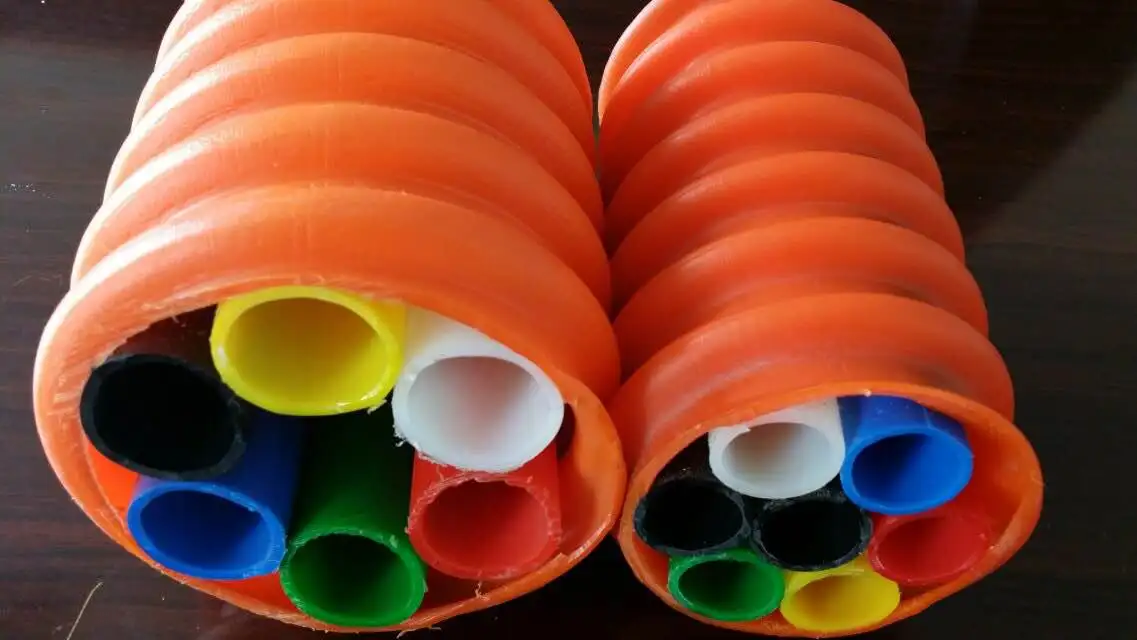 110mm Corrugated Optic Duct (COD) for Pipe and Cable Custom HDPE/PE ...