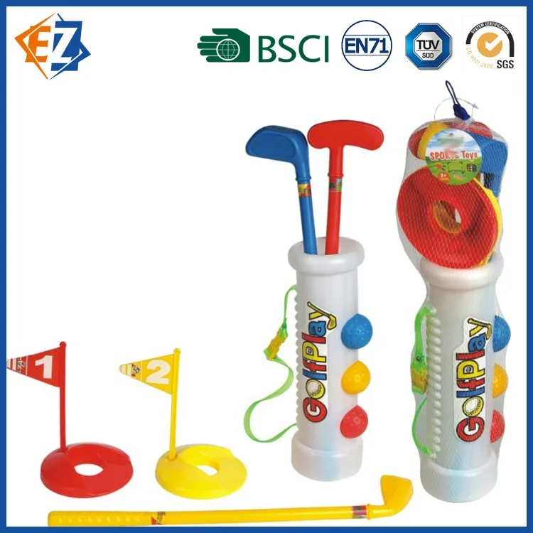 Kids Mini Plastic Golf Ball Toys Set For Supermarket - Buy Plastic Golf ...