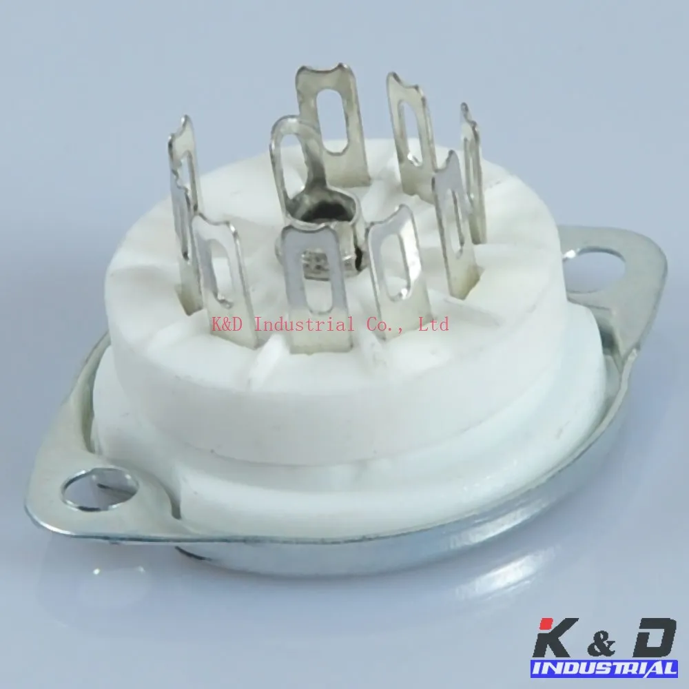9 Pin Ceramic Amplifier Tube Socket For 12ax7 12au7 Ecc83 6922 - Buy ...