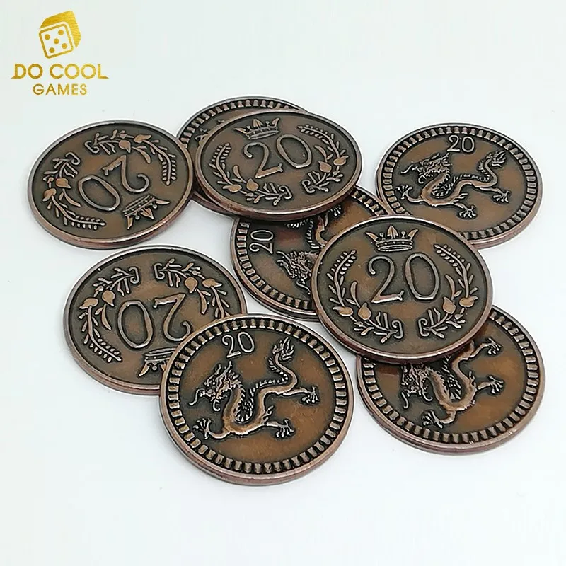 Promotional Metal Custom Dollar Metal Token For Board Game - Buy Metal ...
