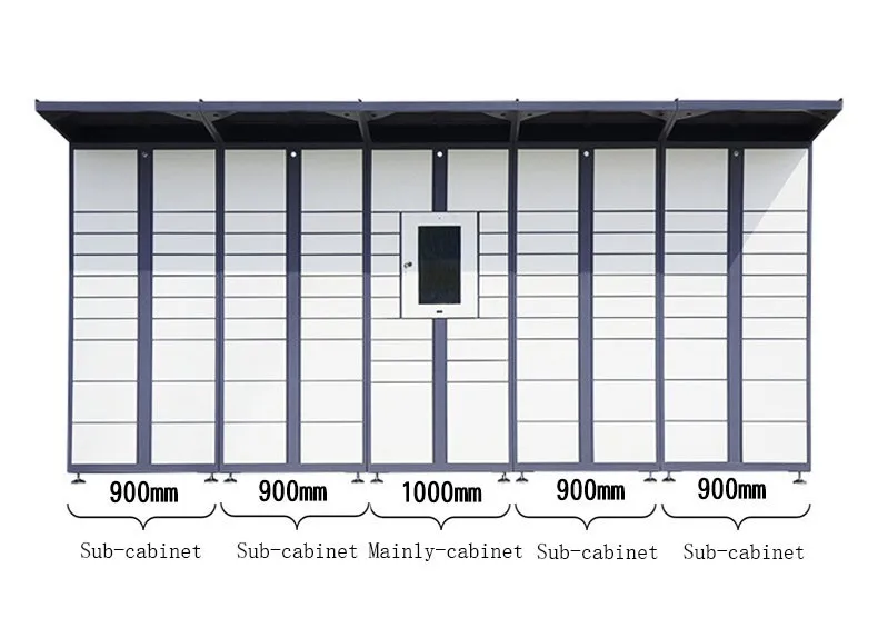 Cheap Price Pudo Locker Automatic Parcel Locker Galvanized Steel Plate ...