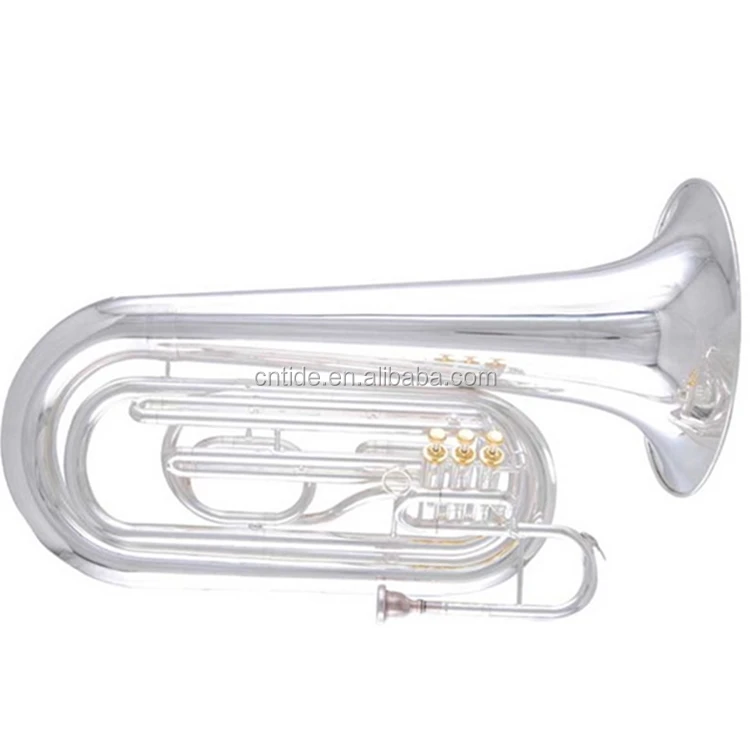 Silver Marching Tuba