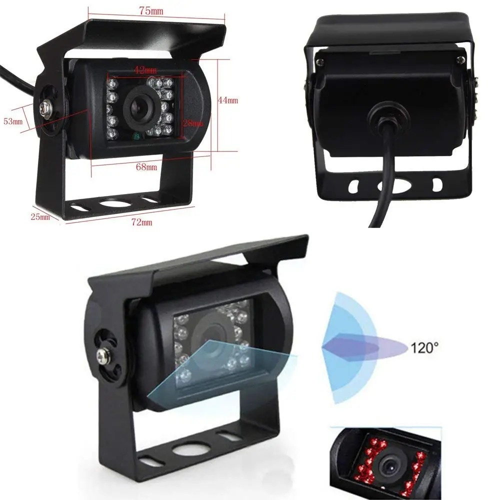 Podofo AHD Car Reversing Rear View Camera with Night Vision