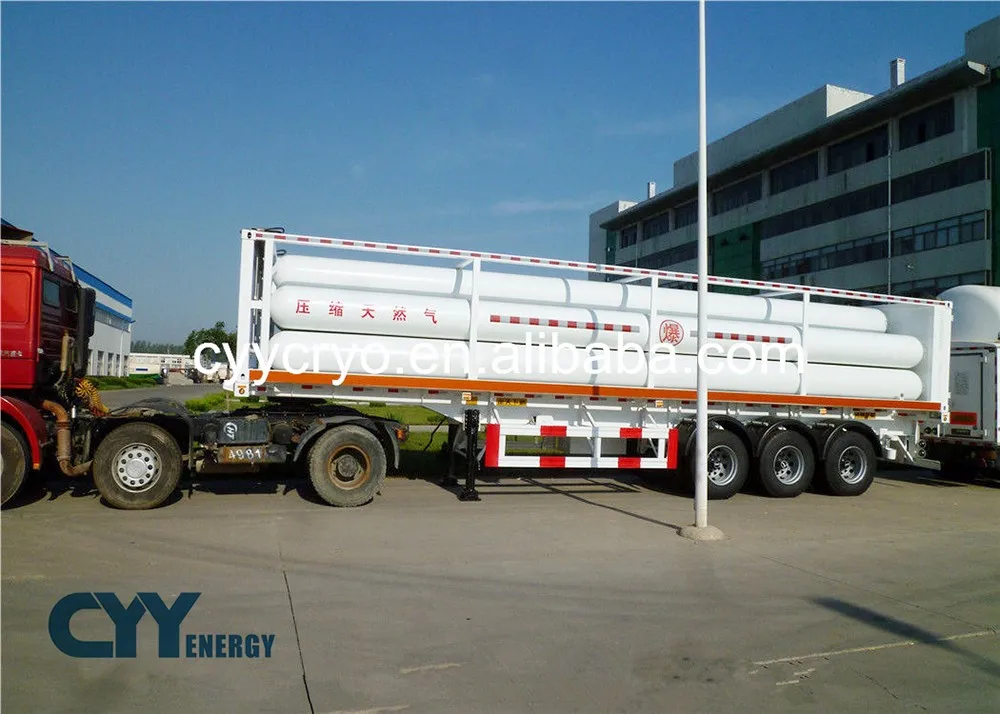 Cyy Energy Brand Cng Compressed Natural Gas Tube Semi Trailer - Buy Cng ...