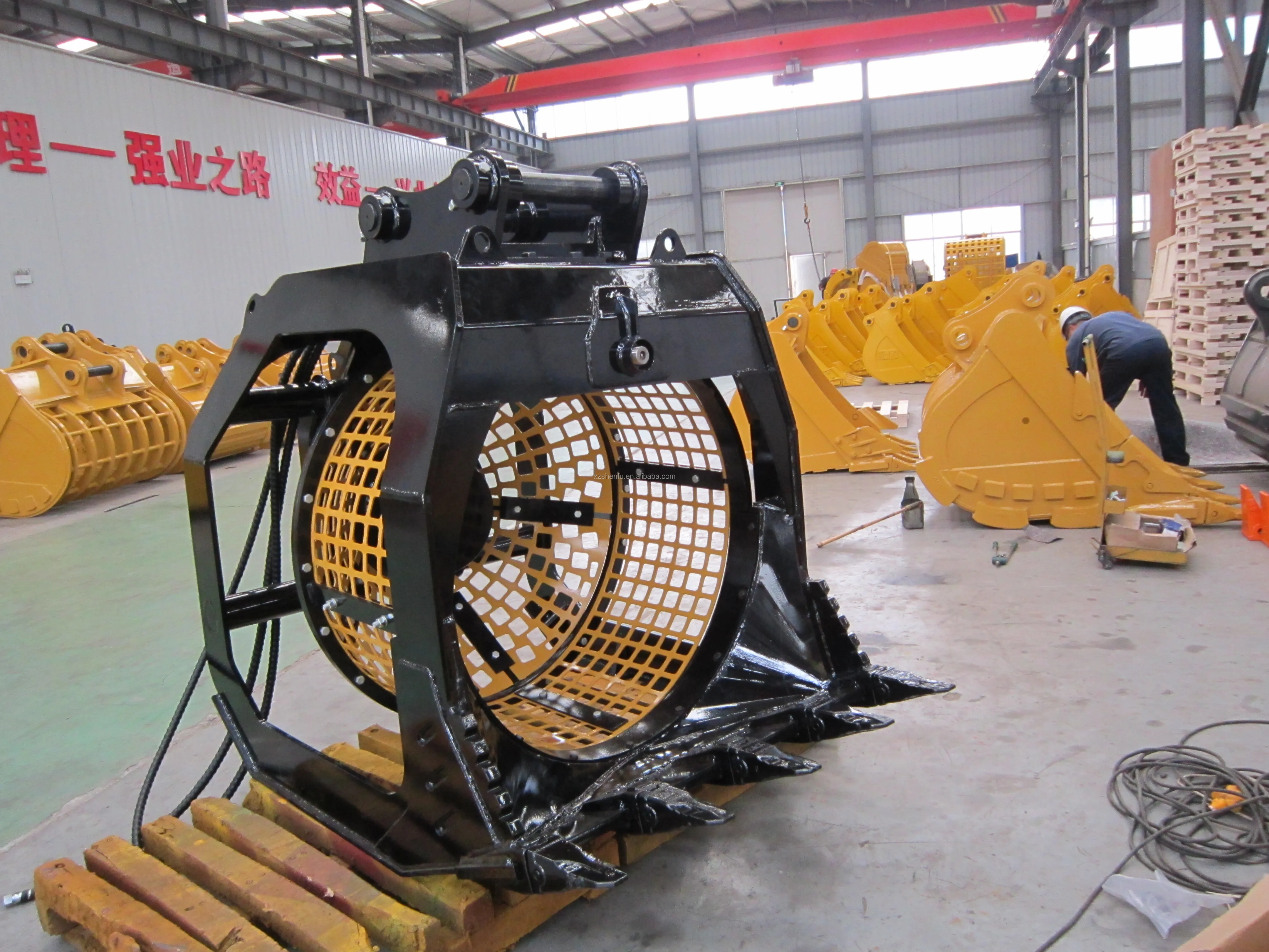 High Quality Excavator Screen Bucket Rotating Sieve Bucket Made In ...