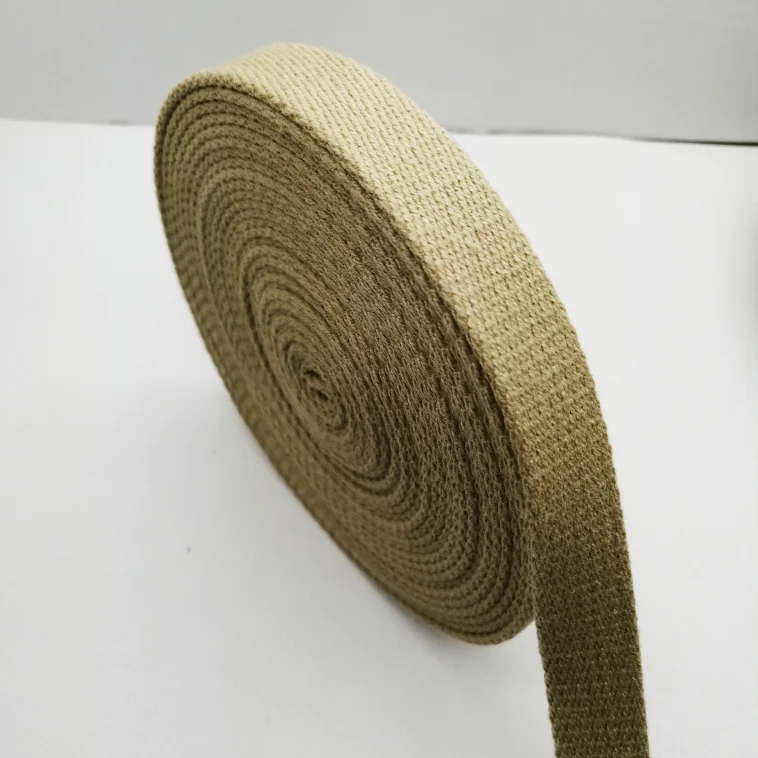 Custom Cotton Flat Fabric Bag Handle Straps - Durable & Eco-friendly