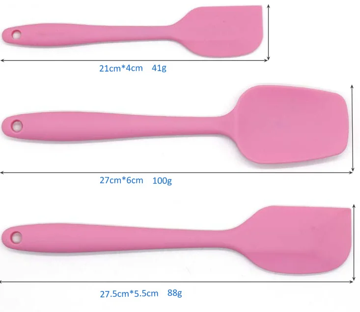 Hot Selling Flexible Silicone Kitchen Cooking Utensils Scrapers Knife ...