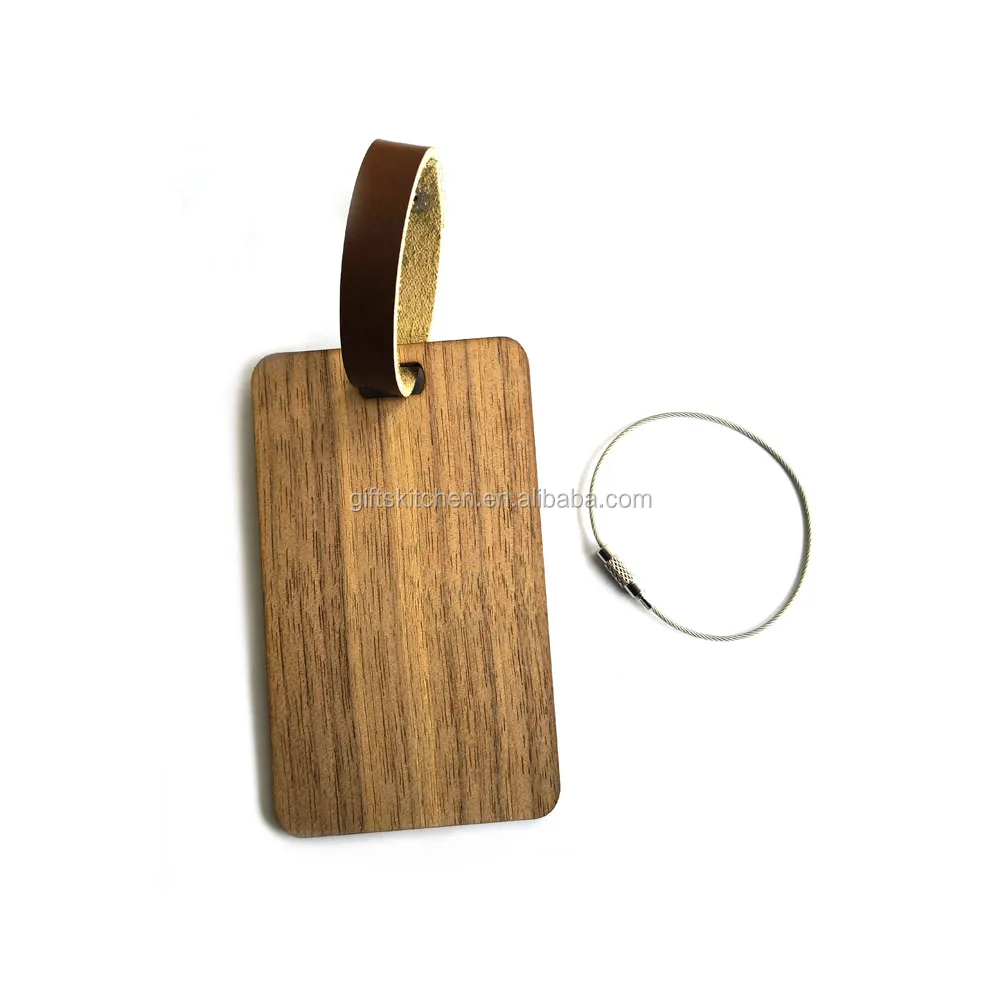 Custom Bamboo Wooden Luggage Tag,Bulk Eco Luggage Tag,Vintage Luggage ...