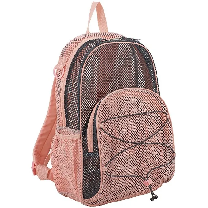 Fashion Mesh Backpack For School Sports - Buy Fashion Mesh Transparent ...