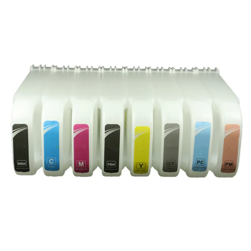 Supercolor 8 Colors 700ml/pc Pfi 1700 Empty Refillable Ink Cartridge ...