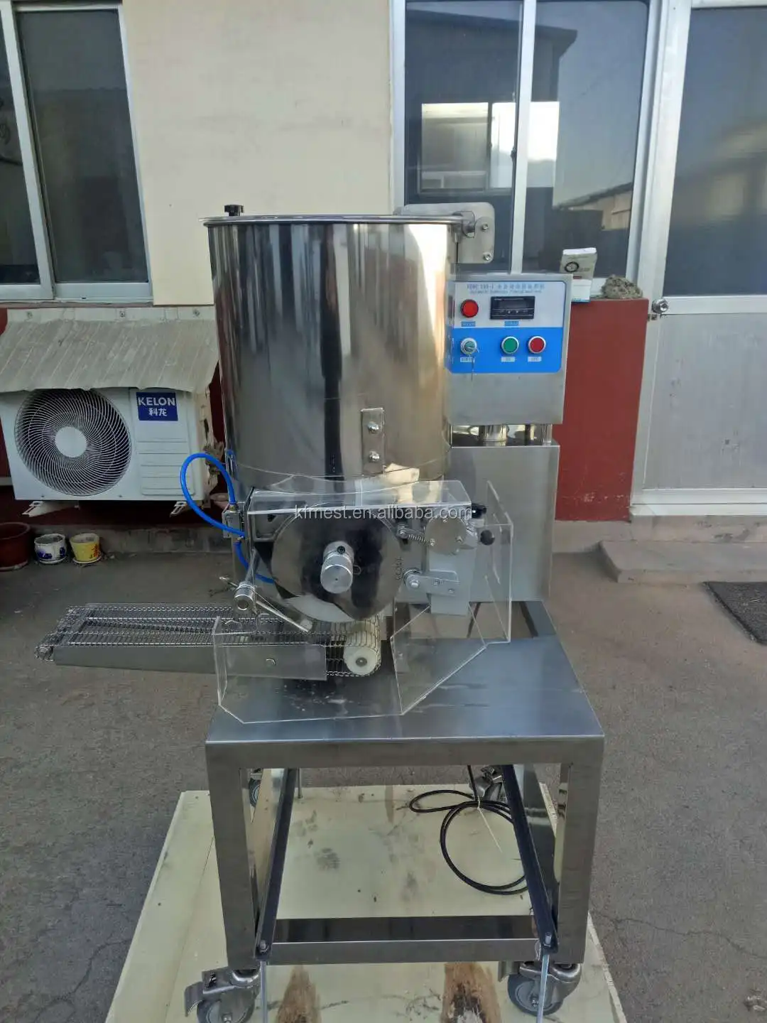 Automatic Burger Patty Meat Cutlets Making Machine Hamburger Pie ...