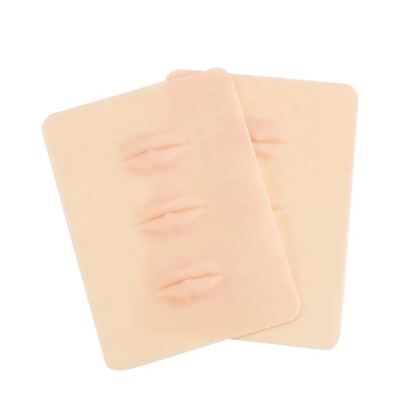 Yellow Silicone 3d Tattoo Practice Skin Synthetic Skin With Lip ...