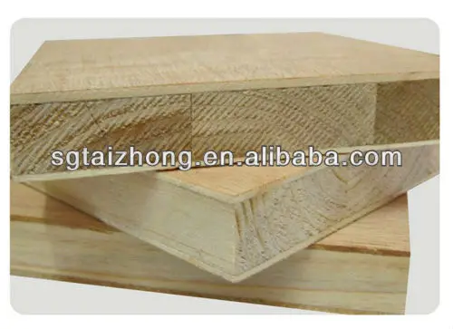 35mm 40MM 42mm 44mm Plywood Faced Pine Core Blockboard for Door