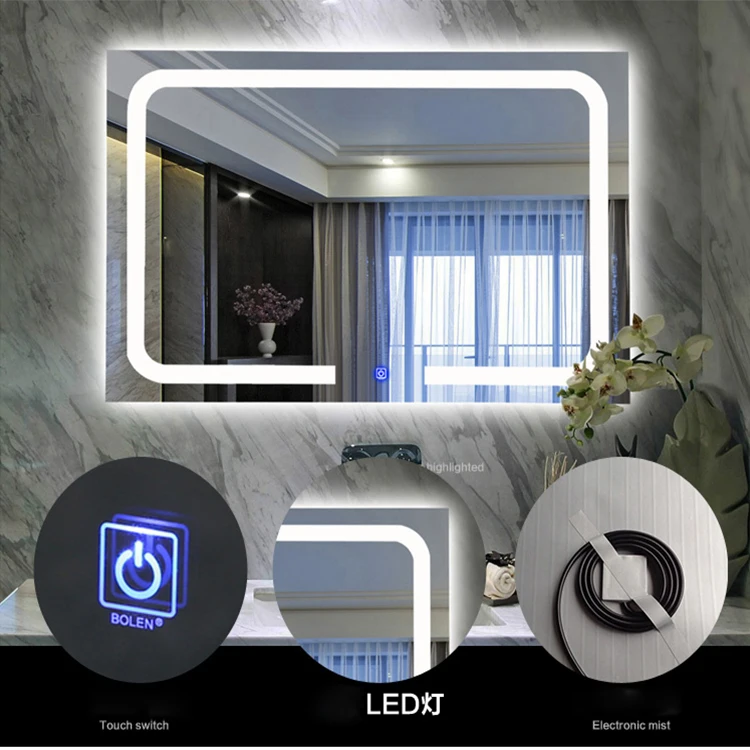 Touch Screen Bathroom Mirror With Led Light On Sale - Buy Led Bathroom ...