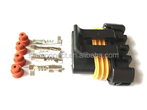 자동차 자동차 커넥터 MP150 4 웨이 암 커넥터 키트 12186568 남성 여성 포고 핀 어댑터 방수 12052641 ...
