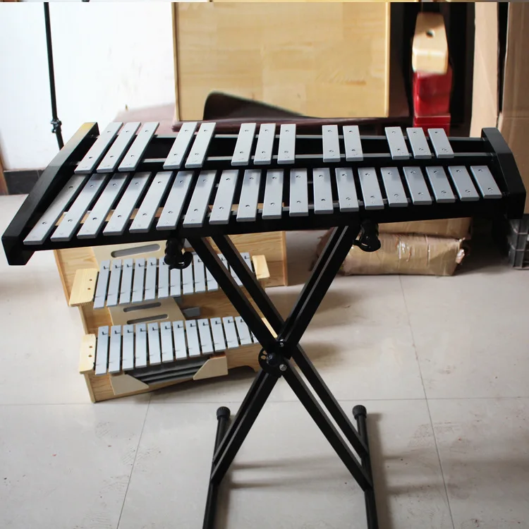 32 Tone Aluminum Metallophone with Stand| Alibaba.com