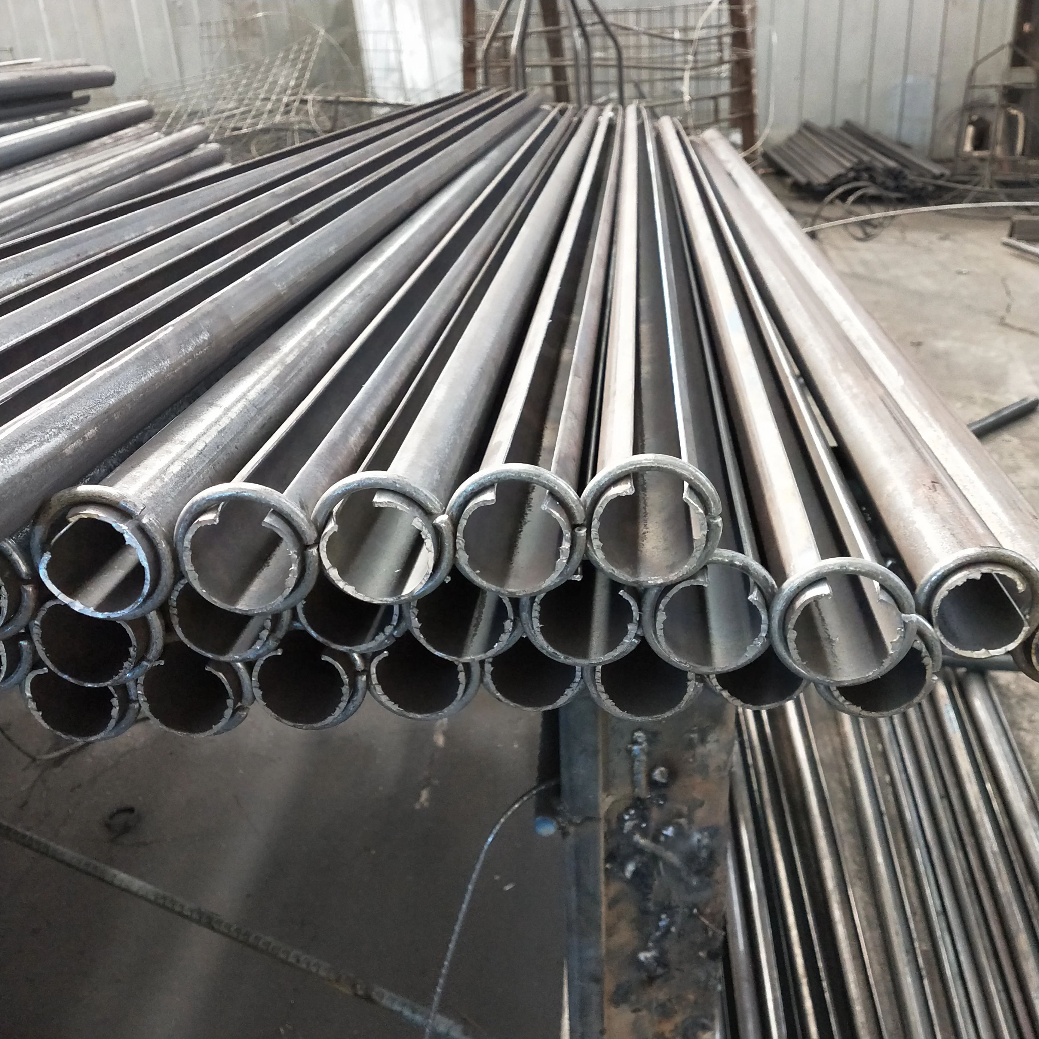 Black and Galvanized Split Set - Rock Bolts for Tunneling