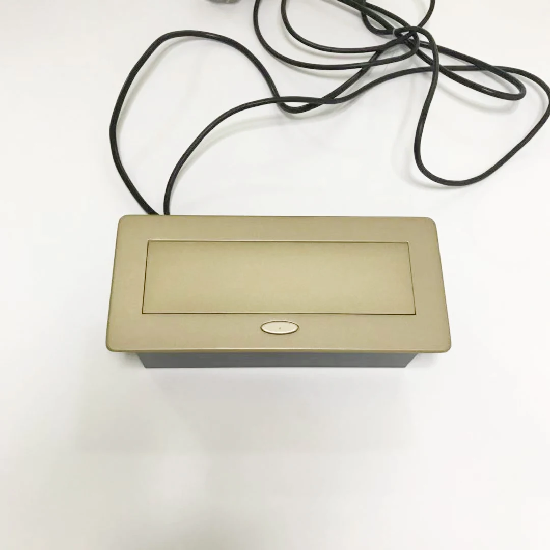 Hidden Metal Press Pop-up Table Top Box Power Centers
