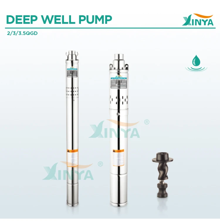 2 Inch 3 Inch Diameter Small Water Pump Submersible Deep Well Pumps ...