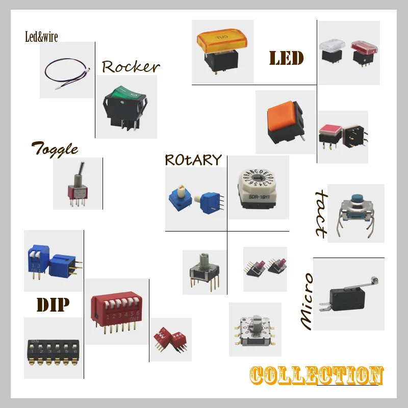 4way Navigational Led Push Button Switch For Car Component Remote ...