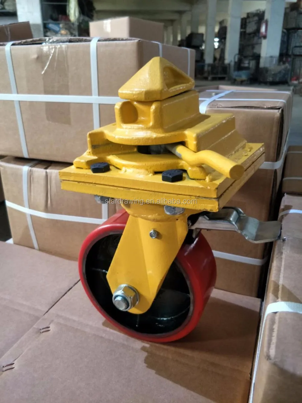 SS Heavy Duty ISO Shipping Container Castor Wheels with Brake 2019 New ...