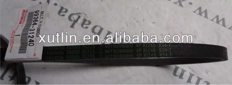 V Belt For Toyota 99364-31240 - Buy Toyota V Belt,V Belt For Toyota,V ...