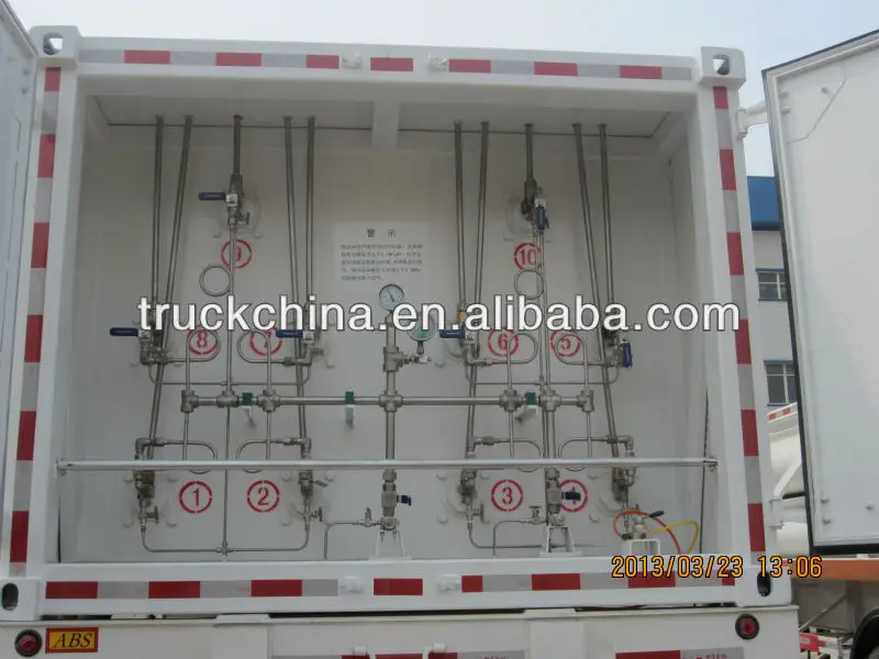 Kereta Trailer CNG 10 Tabung Semi-Opsional, Sertifikasi ISO & CCC
