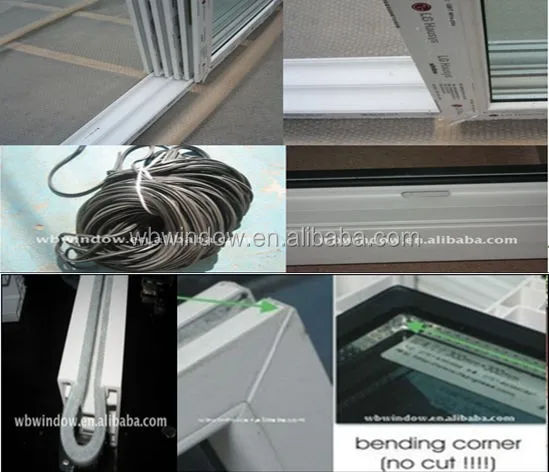 PVC/UPVC Sliding Double Glass Doors - Modern & Space-saving
