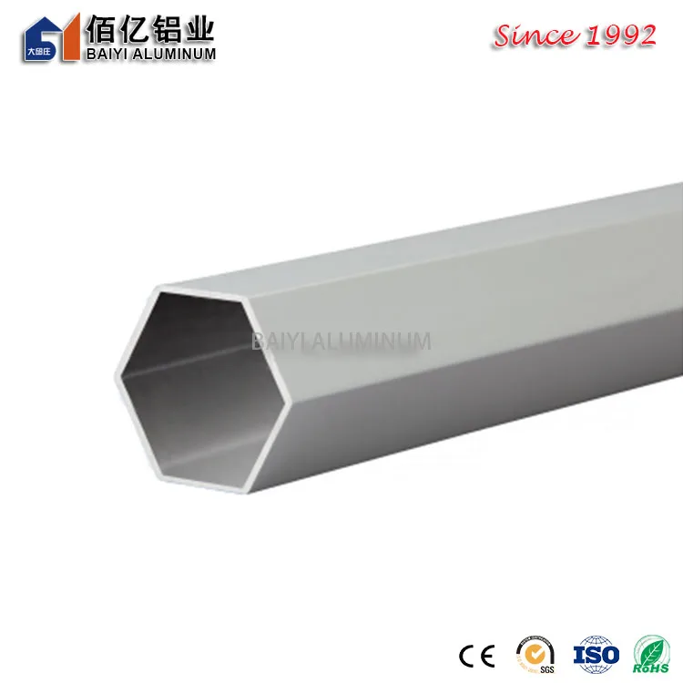 Color Anodized Aluminum Extrusion Octagonal Tube - 6000 Series