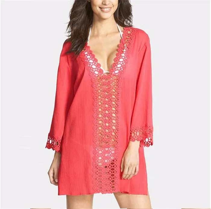 Youme Beach Swimsuit Cover Up Summer Autumn Dress Swimwear Women Kaftan Beach Towel Plus Size