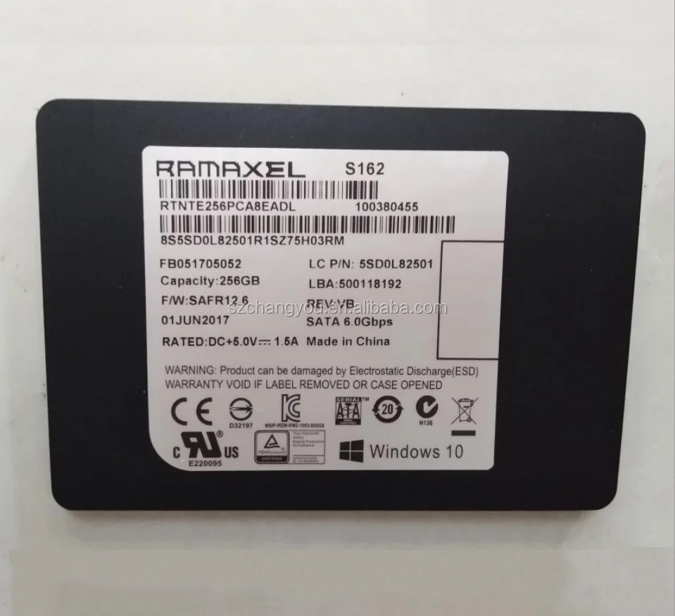 5sd0l82501 For Ramaxel S162 Rtnte256pca8eadl 2.5" 5mm 256g Ssd - Buy ...