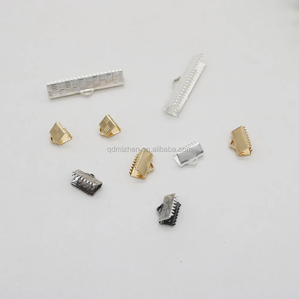 Wholesale Iron Leather Crimp Ends 4-30mm Jewelry Cord Ends For Jewelry ...