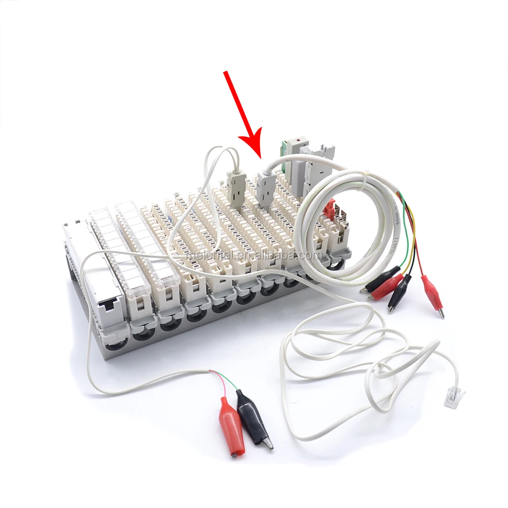 Mt-2151 Alligator Clip Type 4 Pole Probe Krone Plug Test Cord Test ...