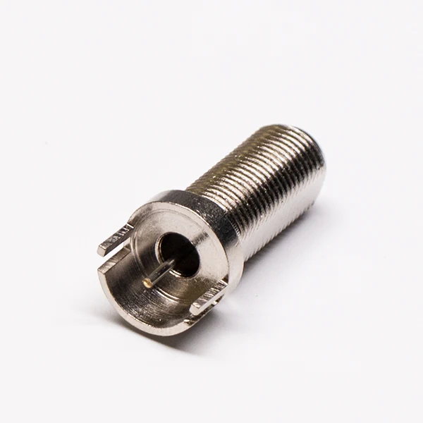 Straight Edge Mount Female Jack F Type Connector For Pcb Mount - Buy ...